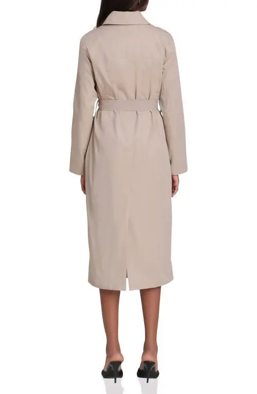 Avec Les Filles Minimalist Trench Coat - Camel