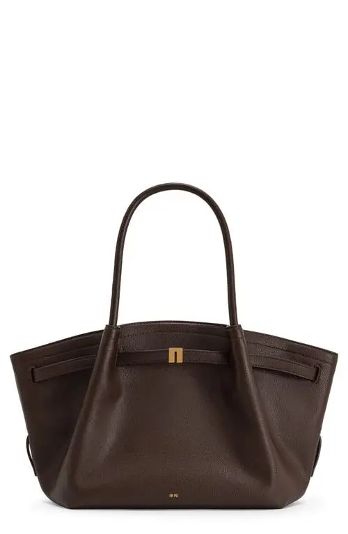 Jw Pei Medium Hana Faux Leather Tote - Dark Brown