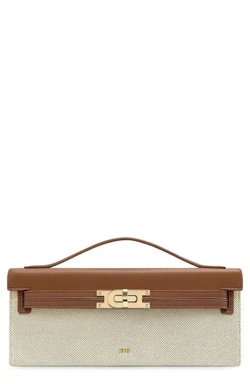 Jw Pei Bria Top Handle Bag - Brown Canvas