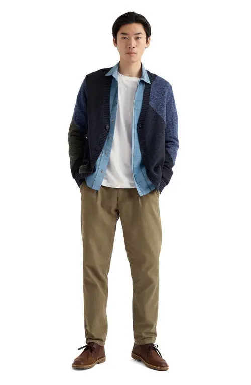 SEASALT CORNWALL Organic Cotton Color Block Cardigan