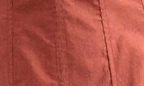 Topshop Cotton Maxi Sundress - Rust