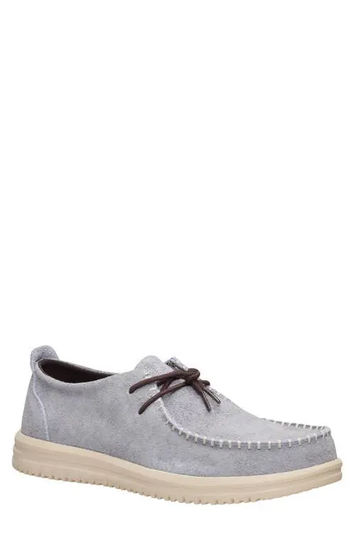 HEY DUDE Wally Nxt Moc Toe Lace-up - Grey