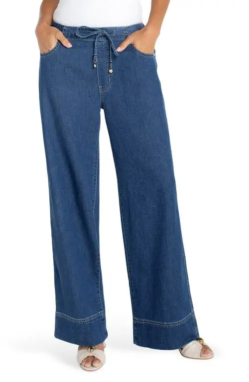 LIVERPOOL Tie-waist Wide-leg Jeans - Wilder