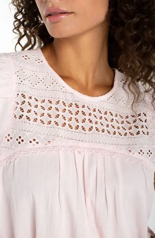 LIVERPOOL Double Ruffle Sleeve Top
