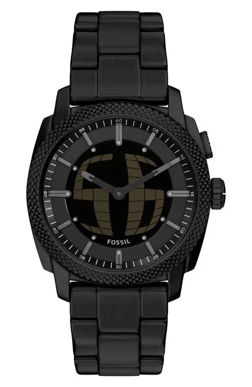 Fossil Big Tic® Anadigi Bracelet Watch - Black