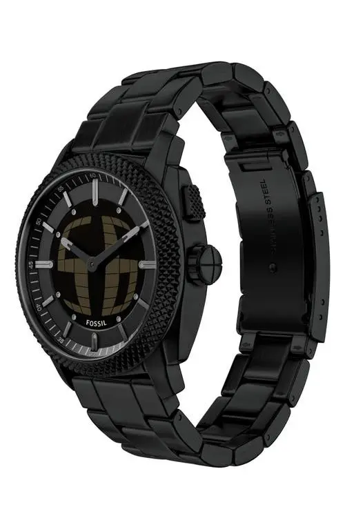 Fossil Big Tic® Anadigi Bracelet Watch - Black