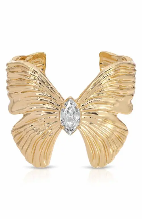 Ettika Fluttering Glow Cuff Bracelet - Gold