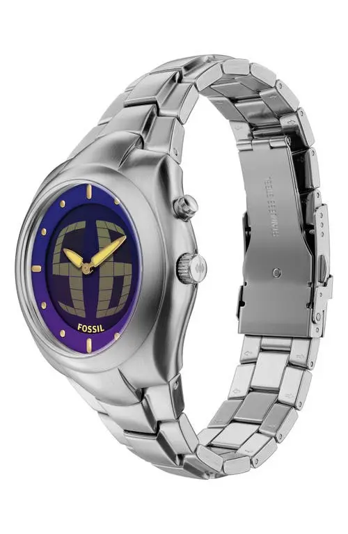 Fossil Archival Big Tic® Anadigi Bracelet Watch - Silver