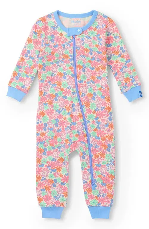 HATLEY Floral Cotton Romper - Blue