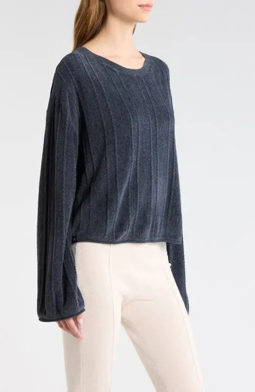Barefoot Dreams Cozychic Ultra Lite® Sweater - Indigo