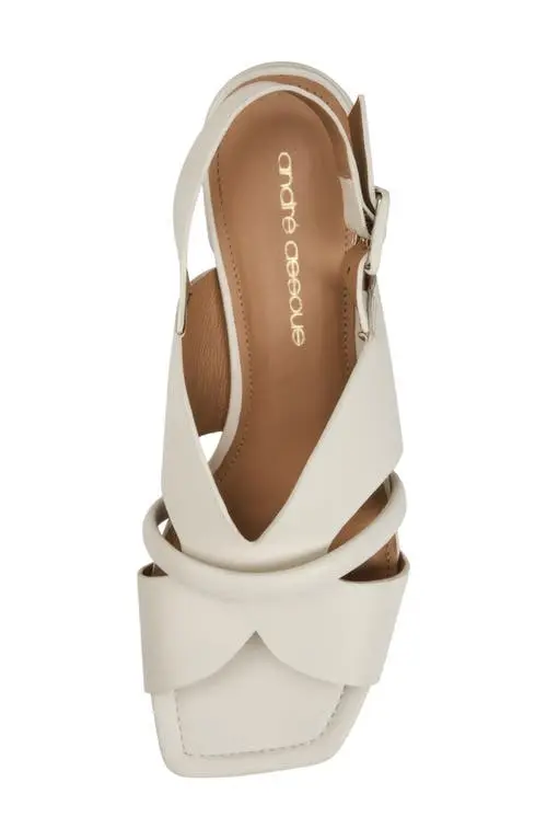 Andre Assous Journee Slingback Sandal - Vanilla