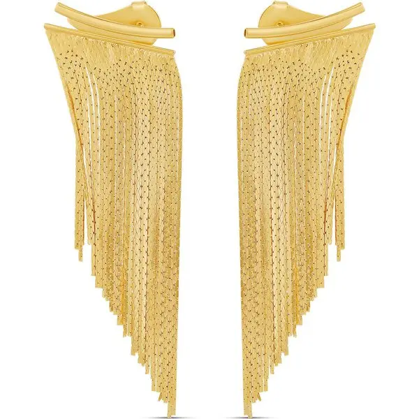 SHYMI Fringe Earrings - Gold