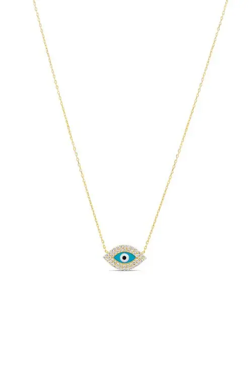 SHYMI Evil Eye Pendant Necklace - Gold