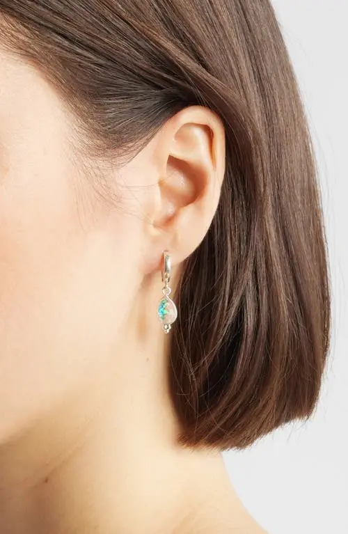 CHILD OF WILD Dewlit Pear Drop Earrings - Silver