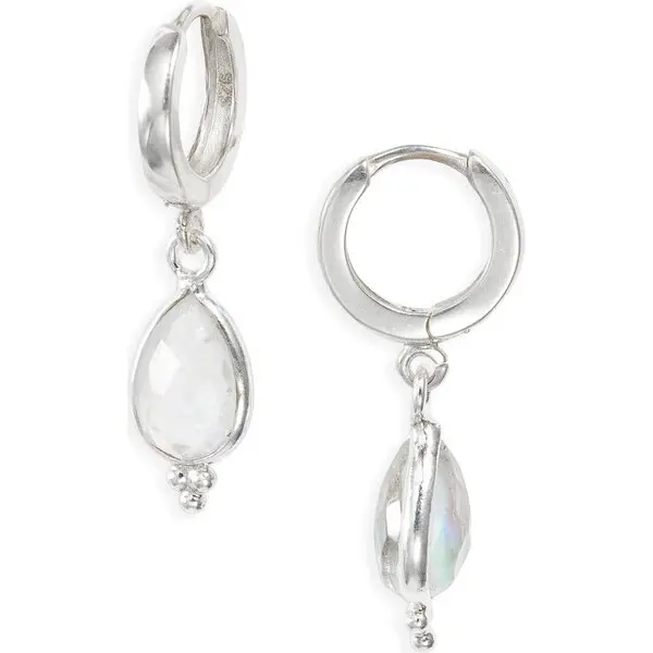 CHILD OF WILD Dewlit Pear Drop Earrings - Silver