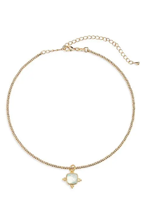 CHILD OF WILD Fire Sky Pendant Collar Necklace - Gold