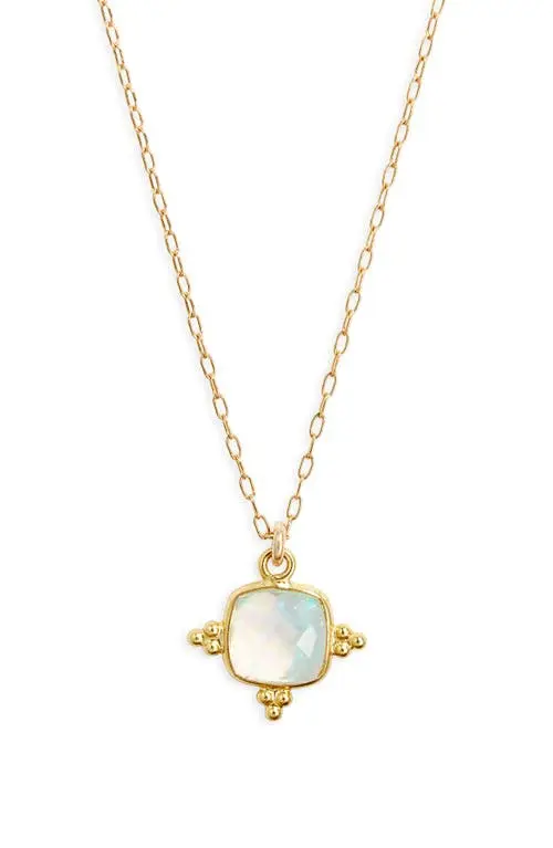 CHILD OF WILD Haven Opal Pendant Necklace - Gold