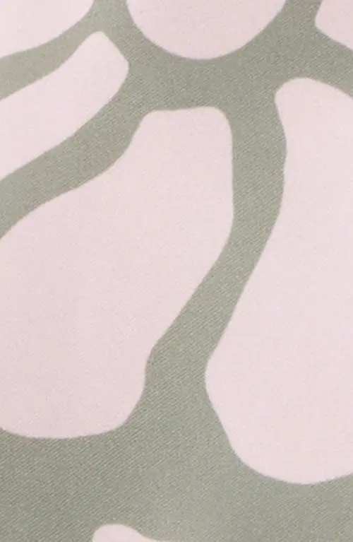 BOARDIES Tropical Floral Swim Trunks - Olive/pink