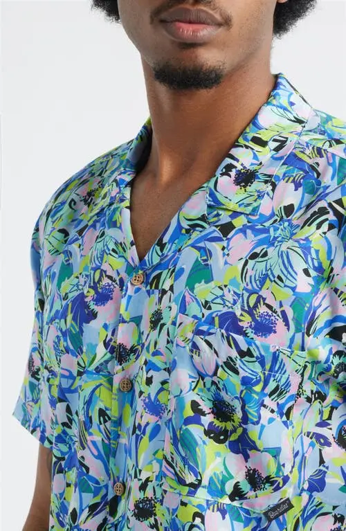 BOARDIES Floral Print Camp Shirt