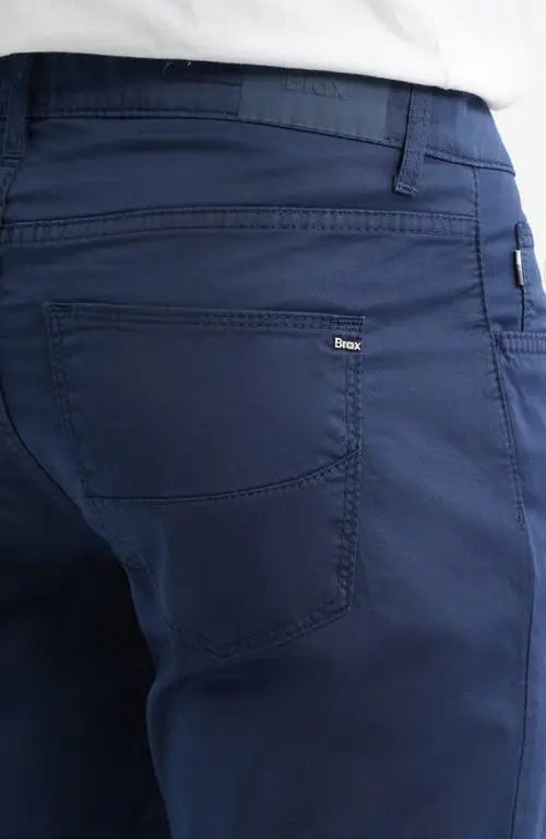 BRAX Cadiz Ultralight Straight Leg Twill Pants - Navy