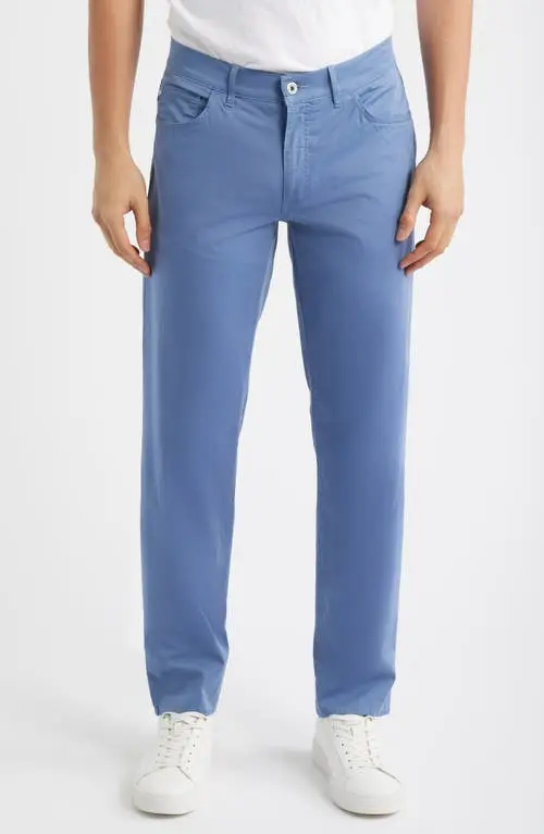 BRAX Cadiz Ultralight Straight Leg Twill Pants - Storm