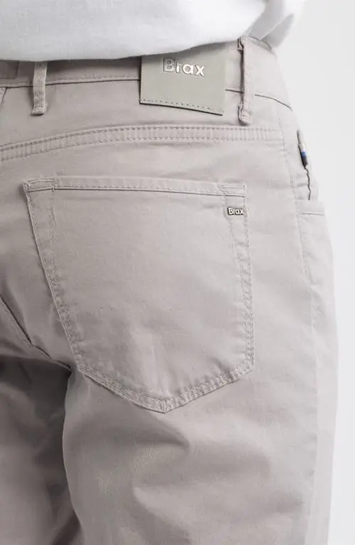 BRAX Chuck Modern Fit Five-pocket Pants - Silver