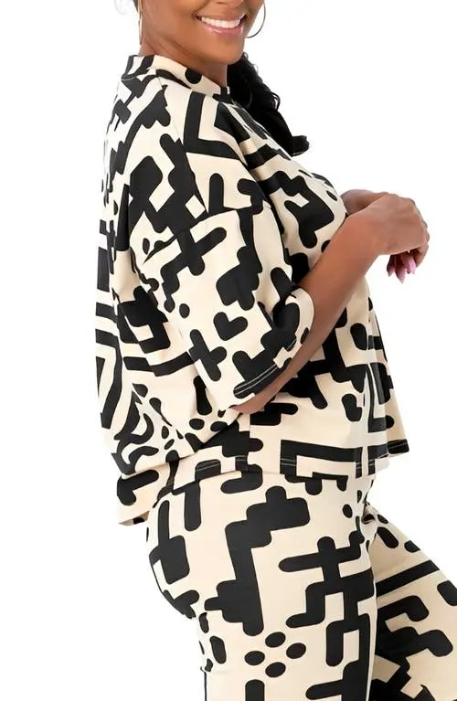 DAI MODA Printed Oversized T-shirt