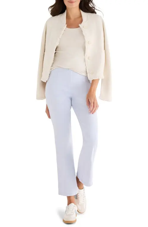 NIC+ZOE Berkeley Stretch Cotton Blend Bootcut Ankle Jeans - Sky