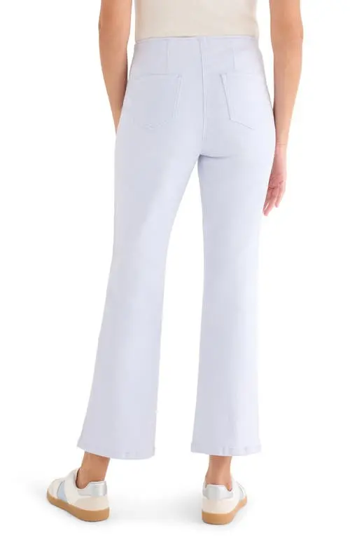 NIC+ZOE Berkeley Stretch Cotton Blend Bootcut Ankle Jeans - Sky