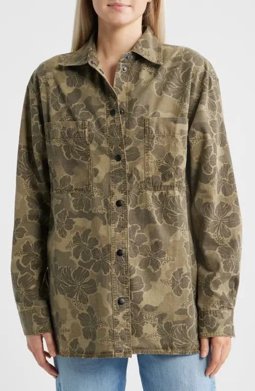 Rip Curl Paradise Camo Cotton Button-up Shirt
