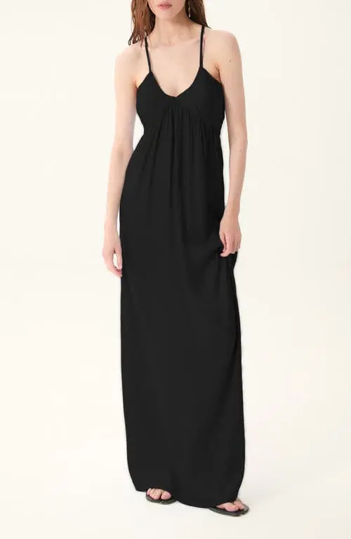 Deluc Rosello Sleeveless Maxi Dress - Black