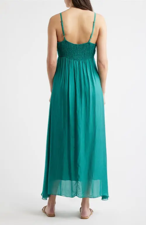 Deluc Sleeveless Maxi Dress - Green