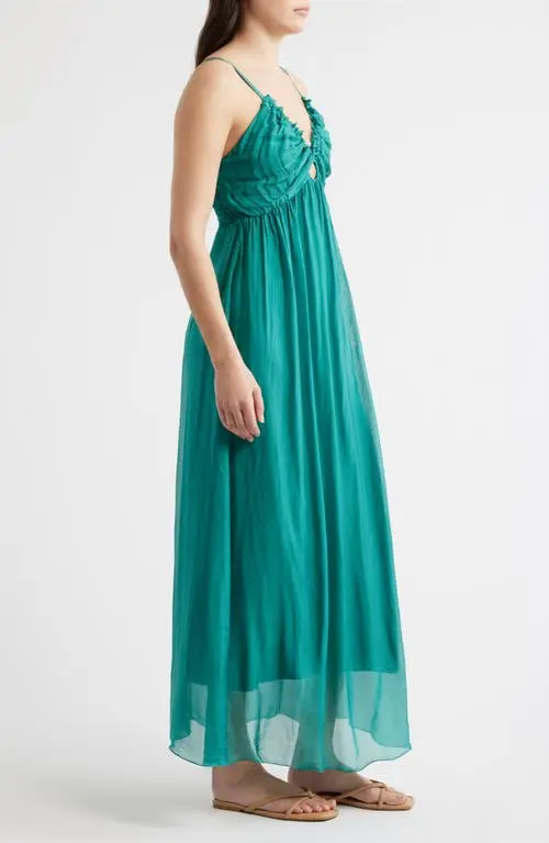Deluc Sleeveless Maxi Dress - Green