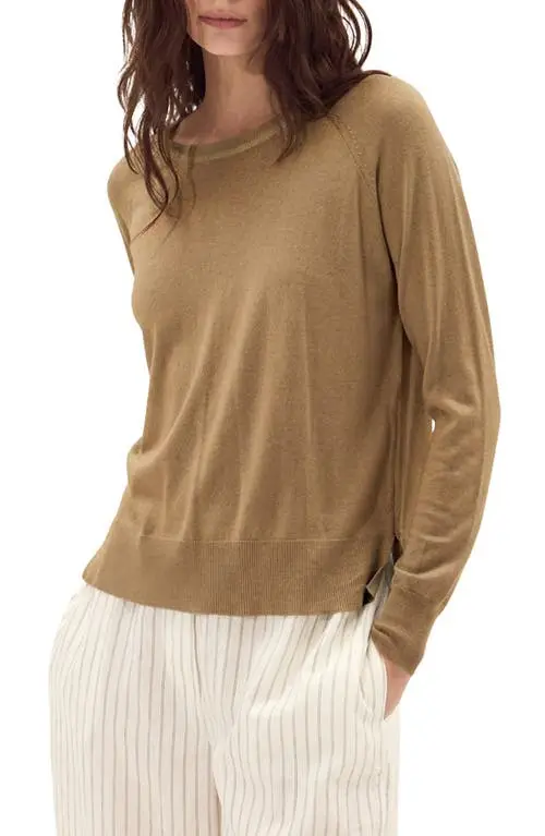 Deluc Cotton & Modal Sweater - Beige