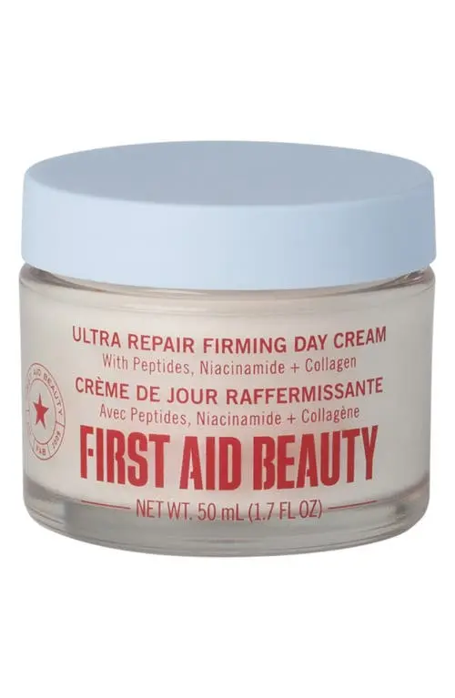 FIRST AID BEAUTY Ultra Repair Firming Day Cream With Peptides, Niacinamide & Collagen - No Color
