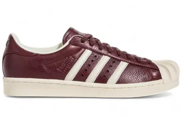 Adidas Superstar Vintage Thug Club Sneakers - Collegiate Burgundy/cream/footwear White