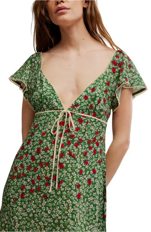Free People Floral Mini Sundress