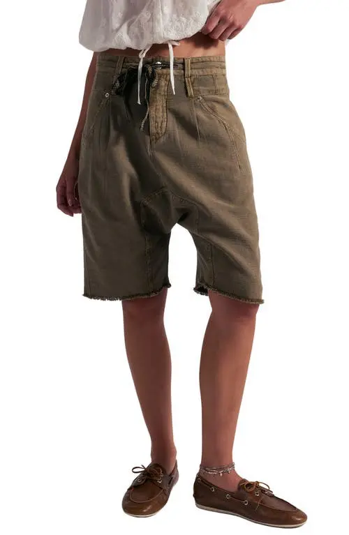 Free People Tie-waist Cotton Shorts