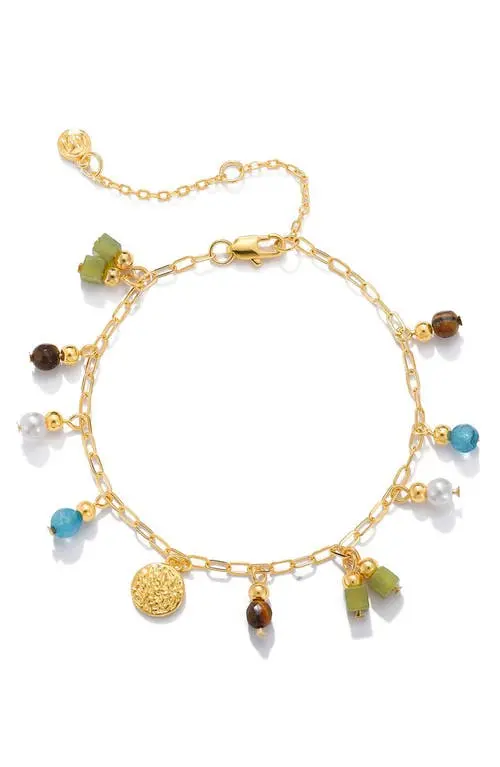 LA MENO Forest Dew Chain Bracelet - Gold