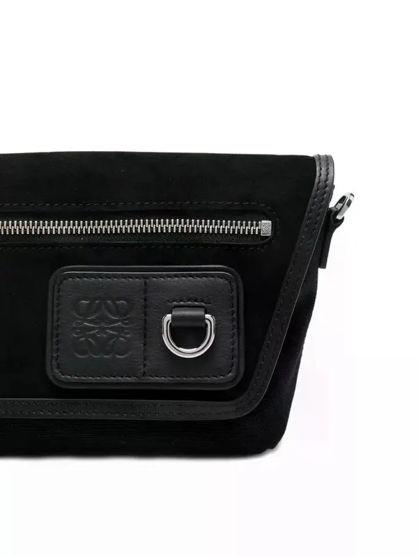 Loewe Mini Flex Messenger Bag - Black