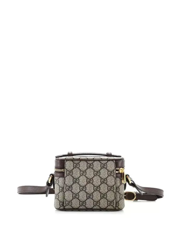 Gucci Ophidia Top Handle Bag Gg Coated Canvas Mini