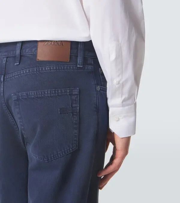 Zegna Roccia Slim Jeans - Blue