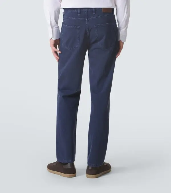 Zegna Roccia Slim Jeans - Blue