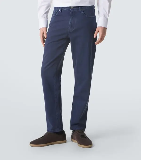 Zegna Roccia Slim Jeans - Blue