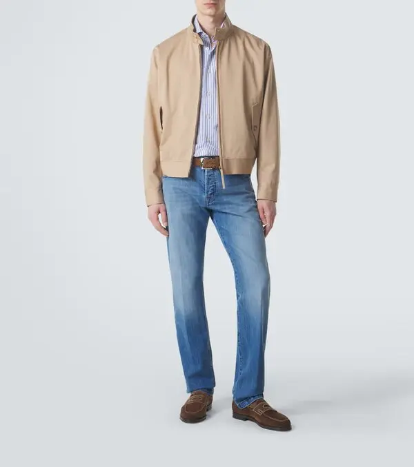 Kiton Slim Fit Jeans - Blue