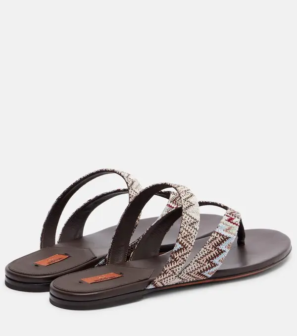 Missoni Luise Zigzag Thong Sandals