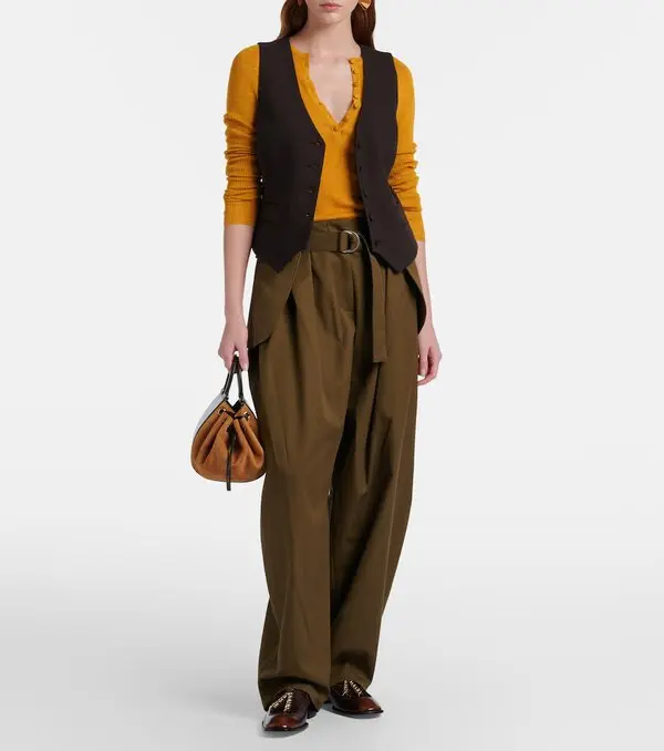 FERRAGAMO Gancio Small Bucket Bag