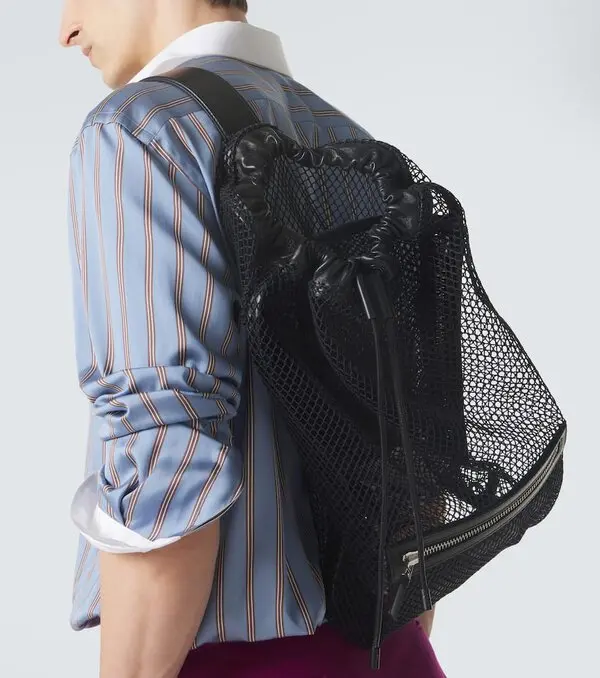 TOM FORD Leather-trimmed Backpack