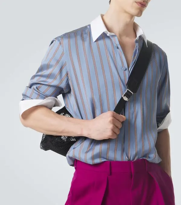 TOM FORD Leather-trimmed Backpack