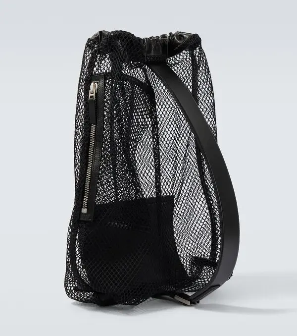 TOM FORD Leather-trimmed Backpack